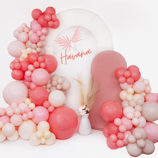 Coral Matte Balloons - Etsy
