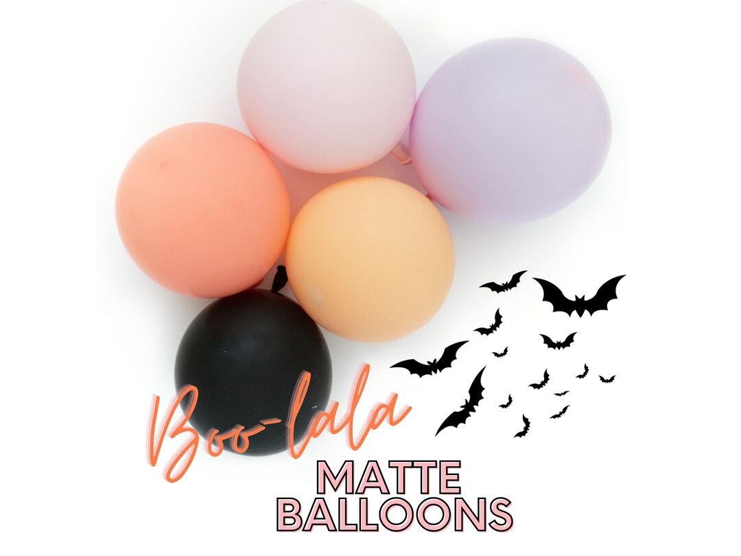 Boo-lala Halloween DIY Matte Balloon Garland Arch Kit Double - Etsy