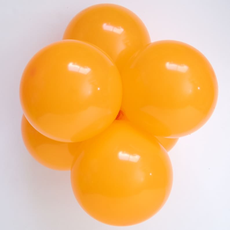 Orange Latex Tuftex Balloons Party Decor | Baby Showers, Birthdays ...