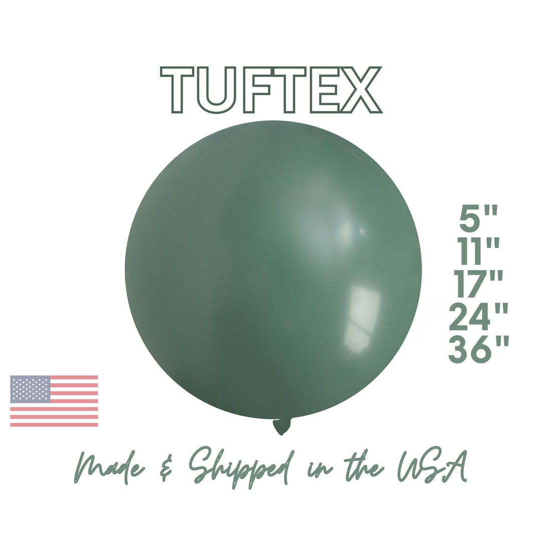 Willow Green Tuftex Latex Balloons Premium Party Decor, Birthday ...