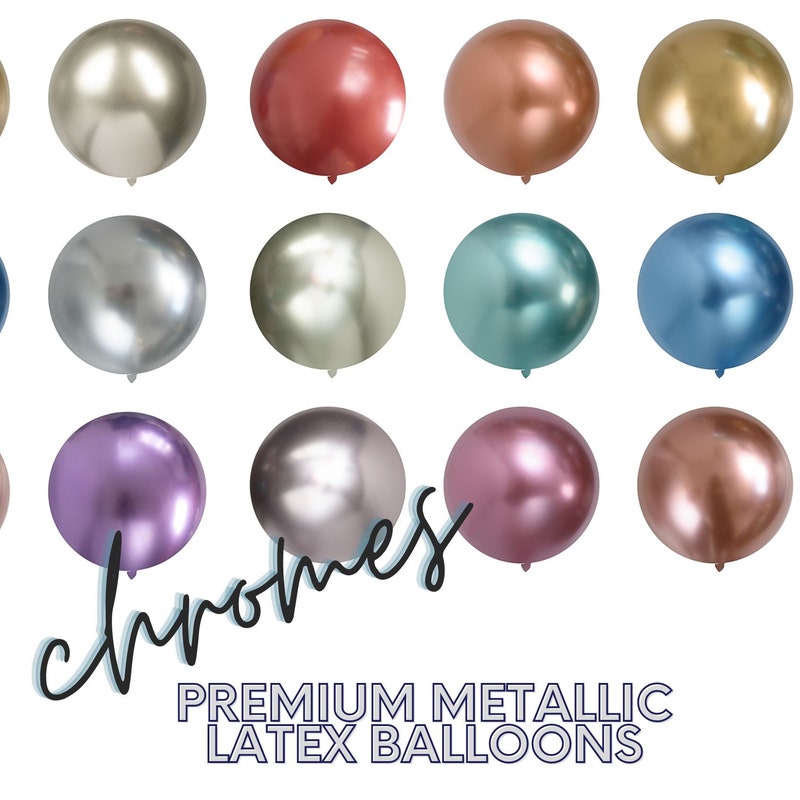 Metallic Balloons - Etsy