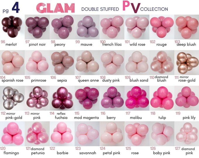 Custom Individual Balloon Colors CHOOSE Your Colors, Birthday Party ...