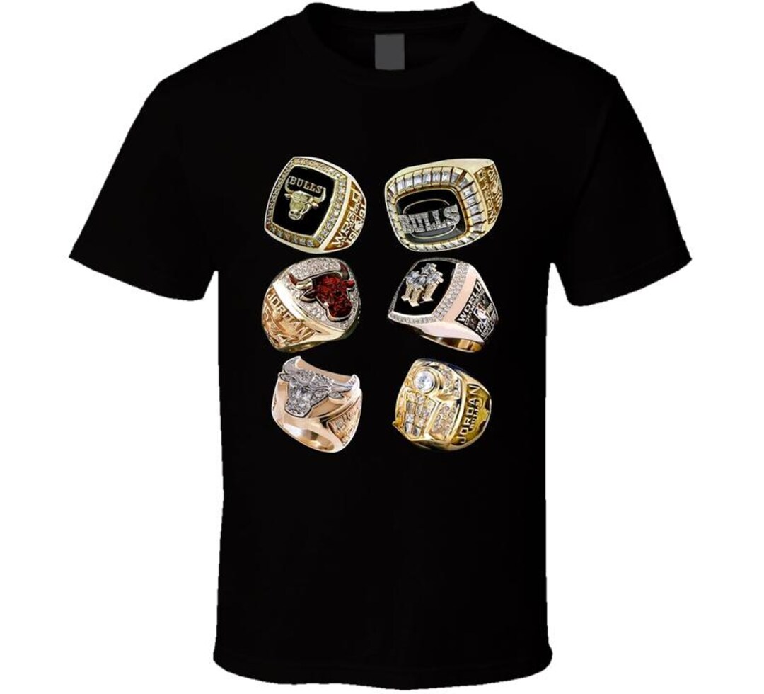 Michael Jordan Six Rings Chicago Basketball Dynasty Legend T Shirt - Etsy