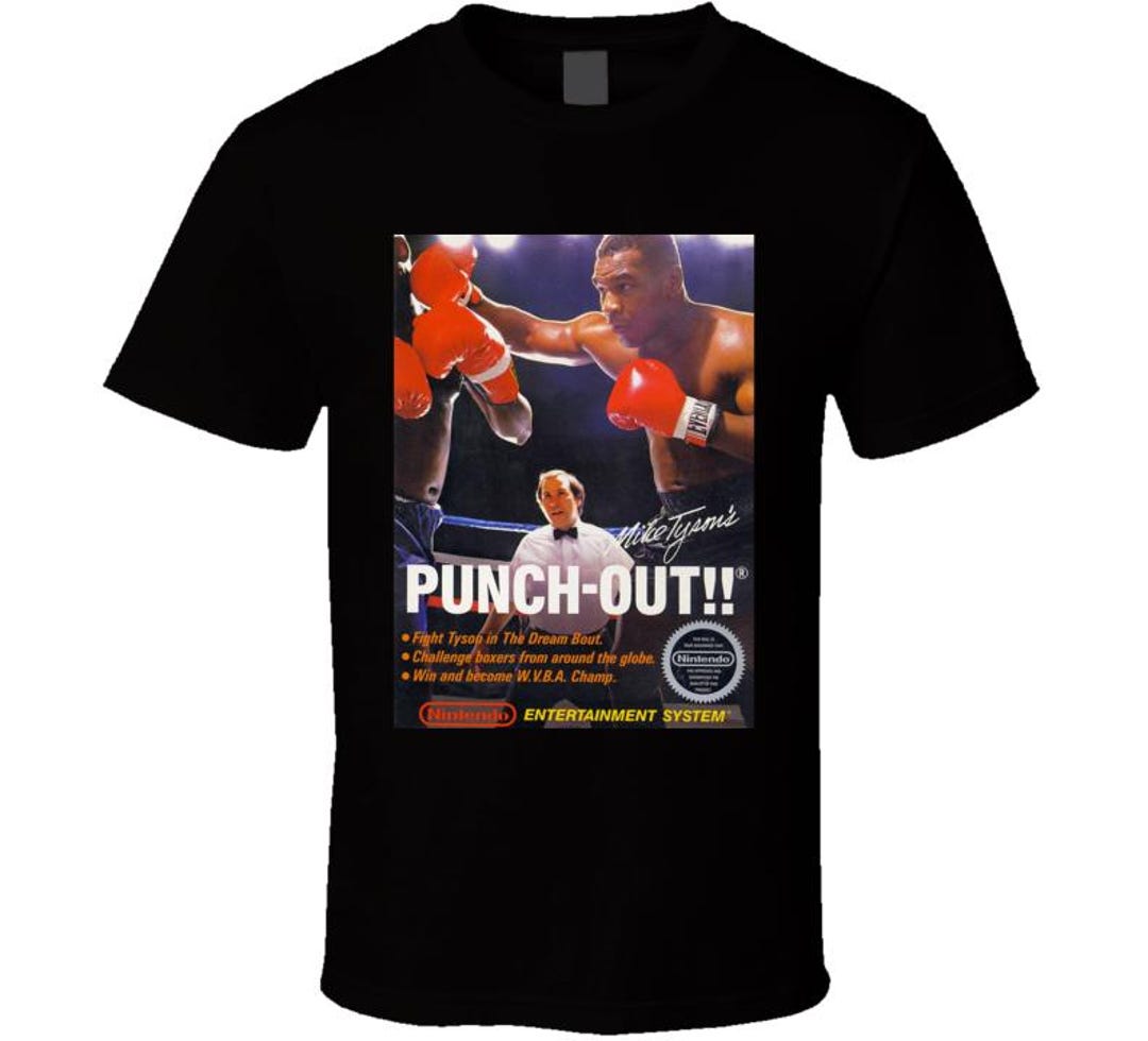 Mike Tyson's Punch Out Video Game Cover T Shirt - Etsy