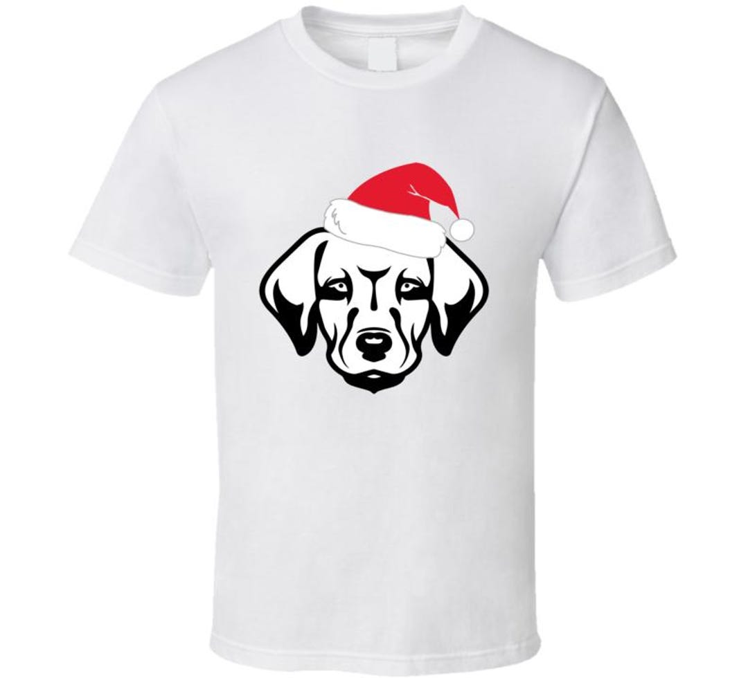 Rhodesian Ridgeback Dog in A Santa Hat Dog Lovers Christmas T Shirt - Etsy