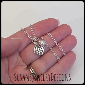 Anam Cara Necklace, Celtic Jewelry, Sterling Silver Pendant, Celtic ...