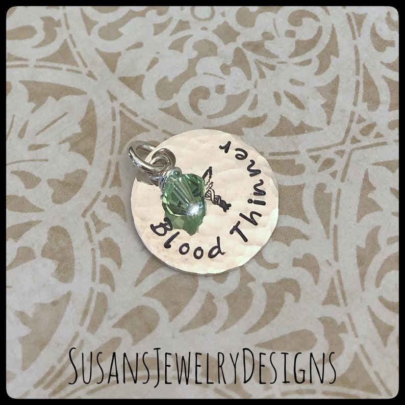 Medical Alert Pendant Disc sterling silver medical id | Etsy