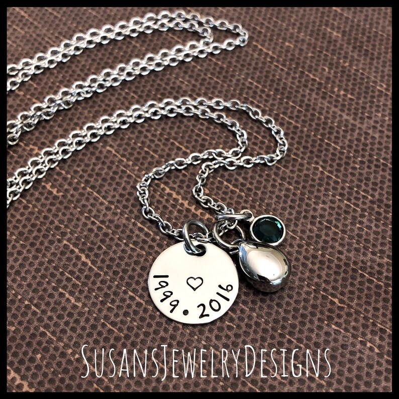 Custom Tiny Teardrop Urn Necklace, Stainless Steel, Memorial, Cremation ...