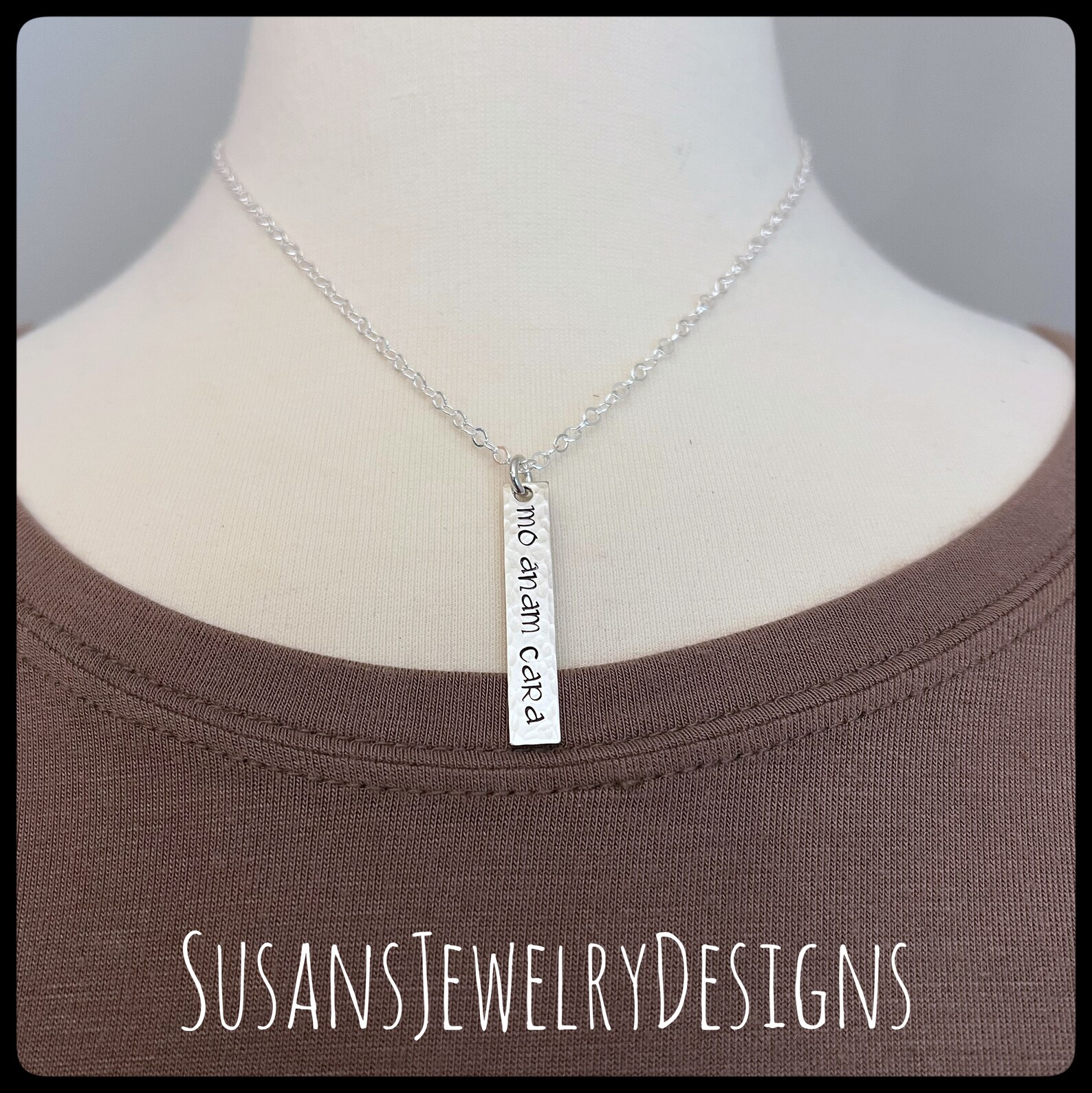 Mo Anam Cara Necklace, Celtic Jewelry, Sterling Silver Pendant, Celtic ...