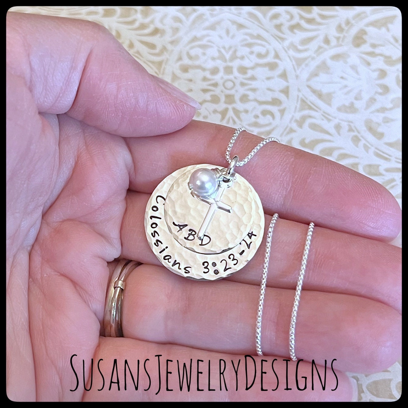 Custom Confirmation Necklace, Cross Necklace Christian Gift, Gift for ...