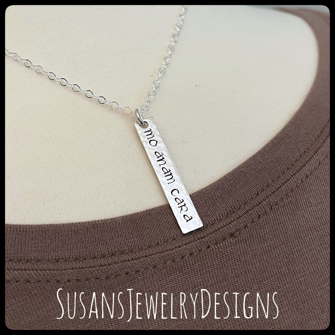 Mo Anam Cara Necklace, Celtic Jewelry, Sterling Silver Pendant, Celtic ...