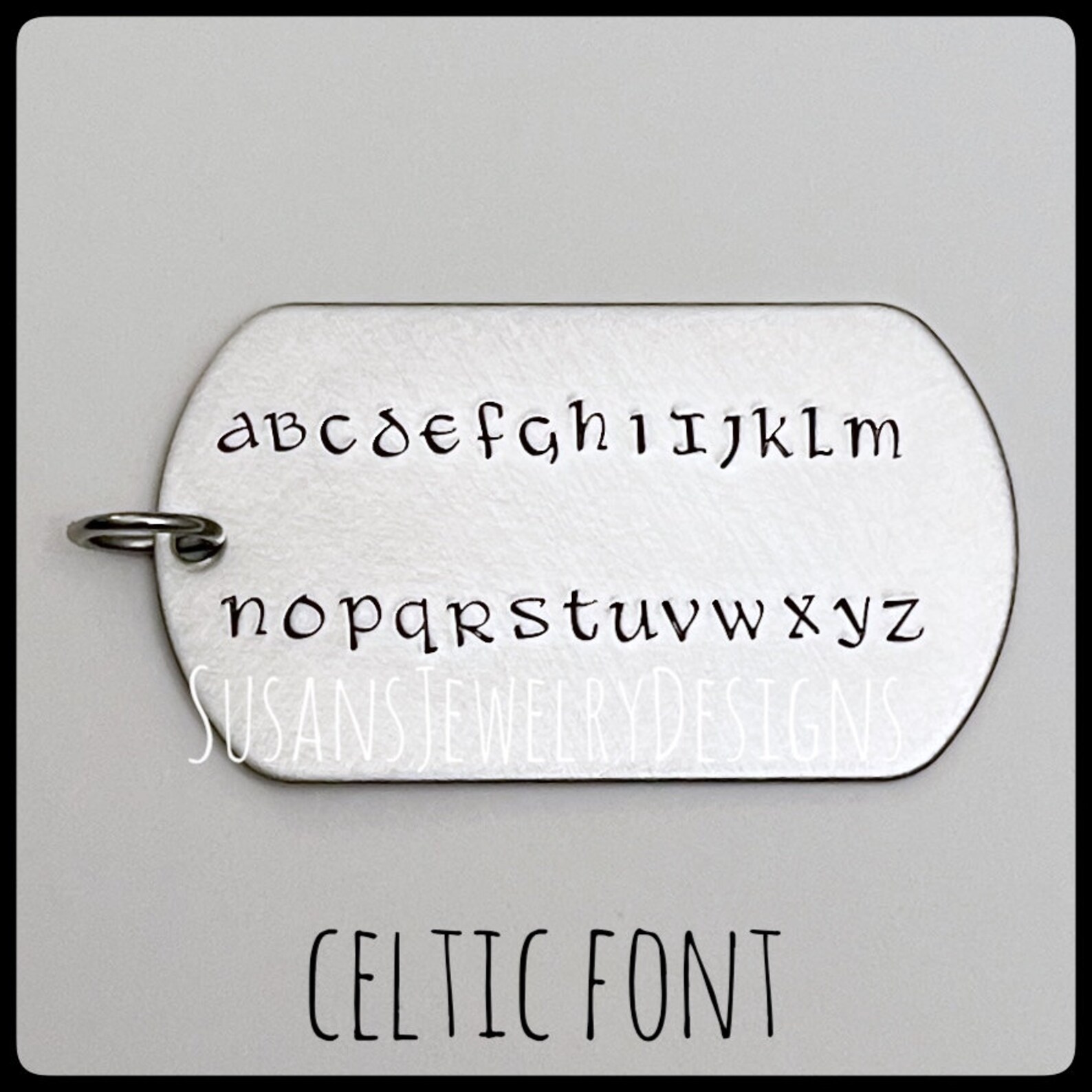 Custom Stamped Mo Anam Cara Necklace, Celtic Knot Jewelry, Stainless ...