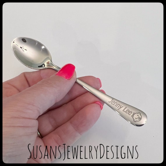 Baby spoon with name store