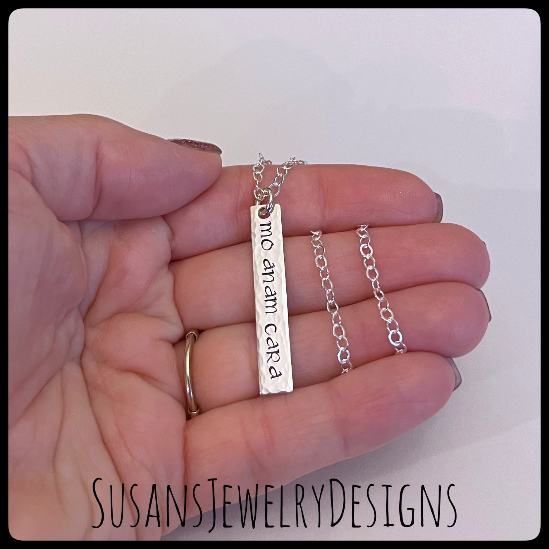 Mo Anam Cara Necklace, Celtic Jewelry, Sterling Silver Pendant, Celtic ...