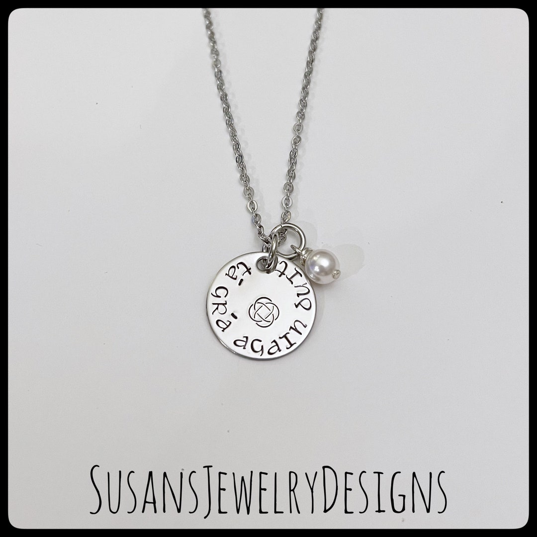 I Love You Celtic Necklace, Ta Gra Again Duit, Gaelic Jewelry ...