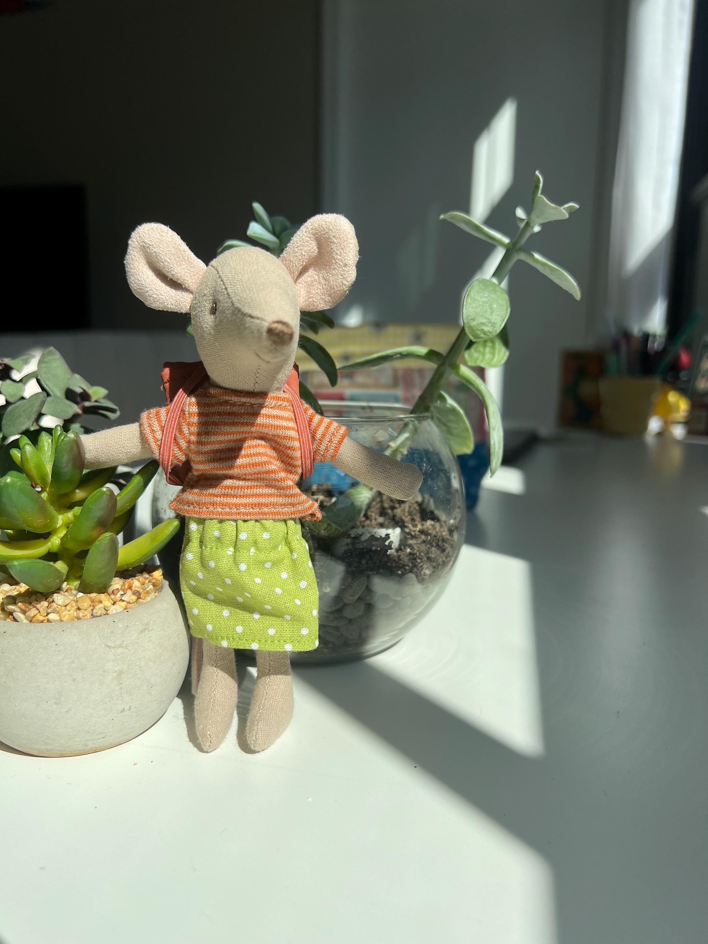 Little Sister Big Sister Maileg Mouse Straight Skirt PDF Sewing Pattern ...