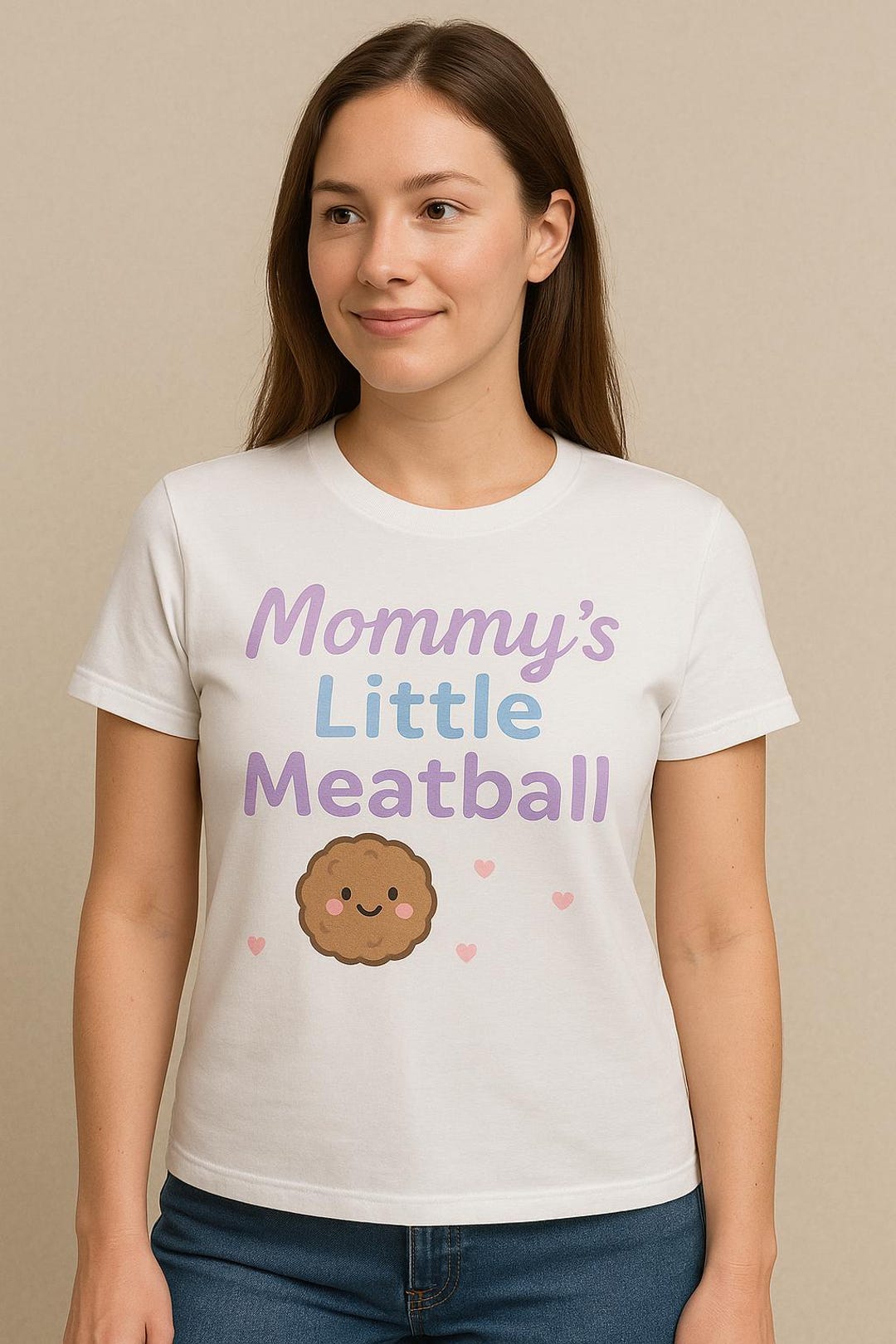 Mommy's Little Meatball PNG: Pastel Baby Shirt Design (digital Download ...