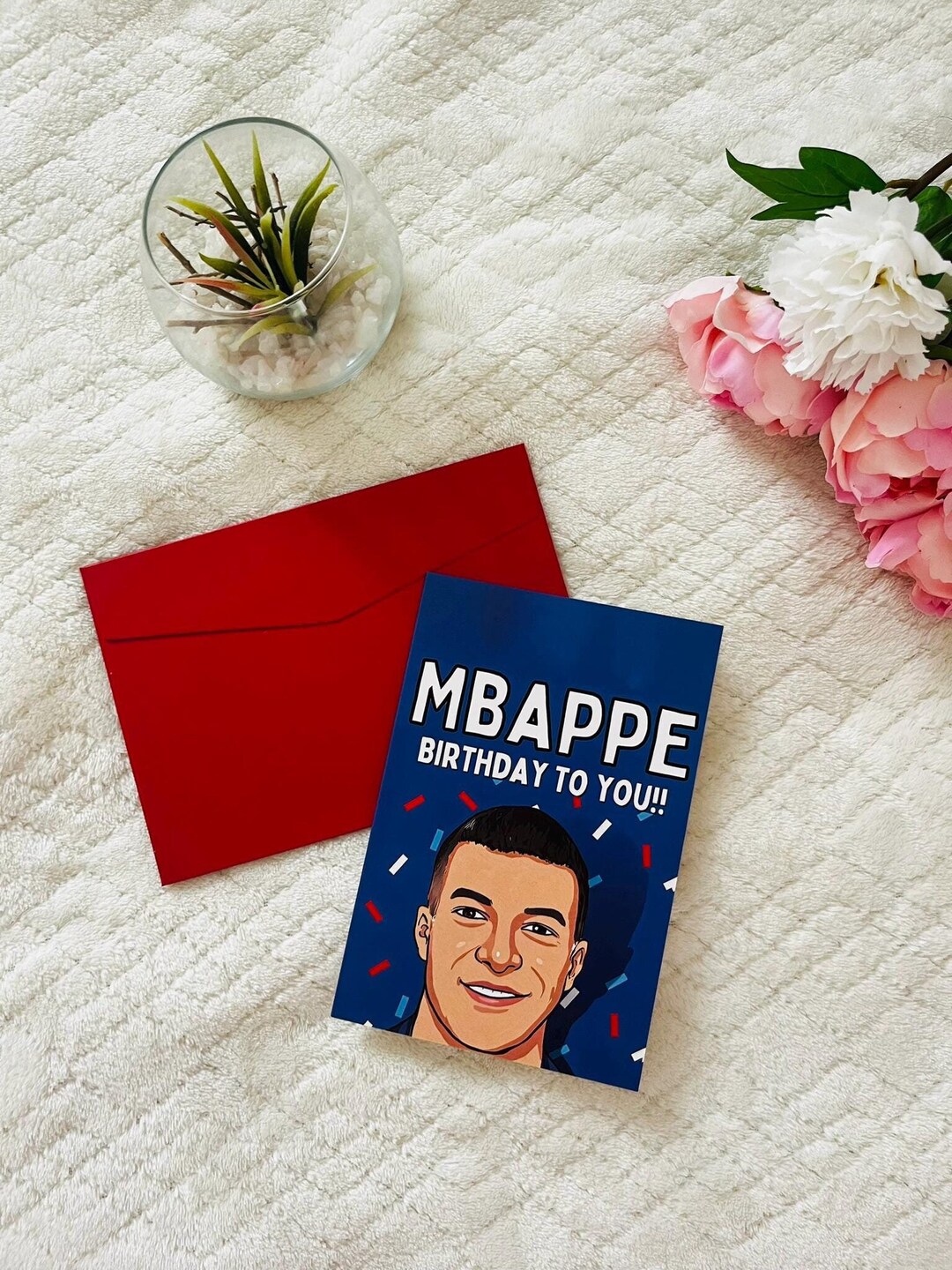 Mbappe Birthday Card Football Birthday Card Gift Idea for Football Fans ...