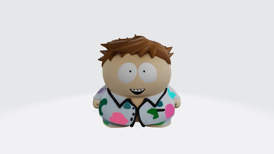 Pajama Eric Cartman South Park, STL and OBJ File for 3d Printer and ...