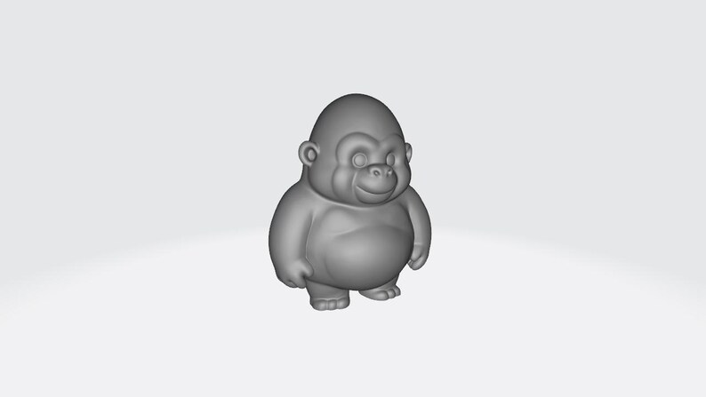 Monkey Miniature - STL File for 3d Printer (digital Download) - Etsy