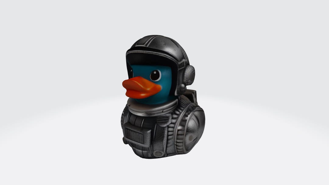 Robot Duck Rubber Toy Stl File for 3d Printer - Etsy