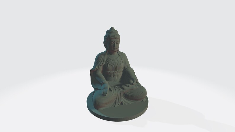 Meditating Buddha Statue - 3D STL File Digital Download, 3d Printable ...