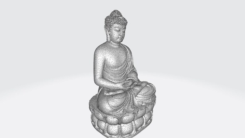 Buddha Figurine - Stl File for 3d Printer - Etsy