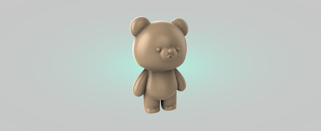 Teddy Bear - STL File for 3d Printer, Digital Download - Etsy