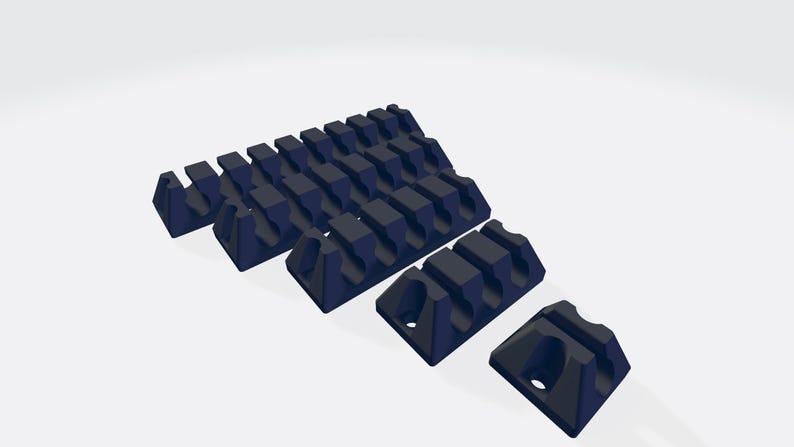 Cable Clips Set - STL and 3mf File Designed for 3D Printer (digital ...