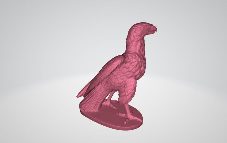 Stl File for 3d Printer, Stl Files, Eagle, Figurine, 3d Model, Statue ...