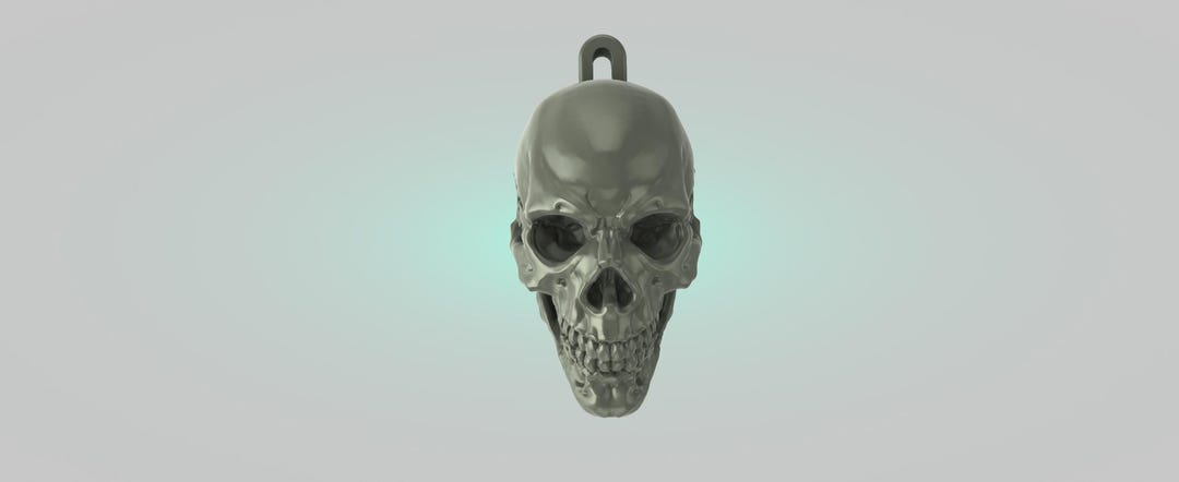 Skull Keychain - Stl File for 3d Printer (digital Download) - Etsy
