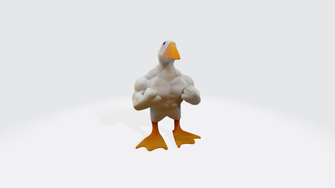 Buff Goose Meme Statue, 3D Printer STL File - Etsy