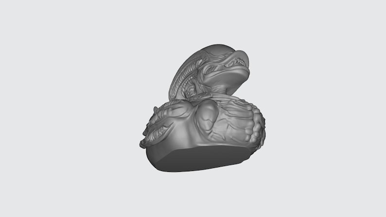 Black Xenomorph Duck Toy STL and OBJ File for 3d Printer and Animation ...