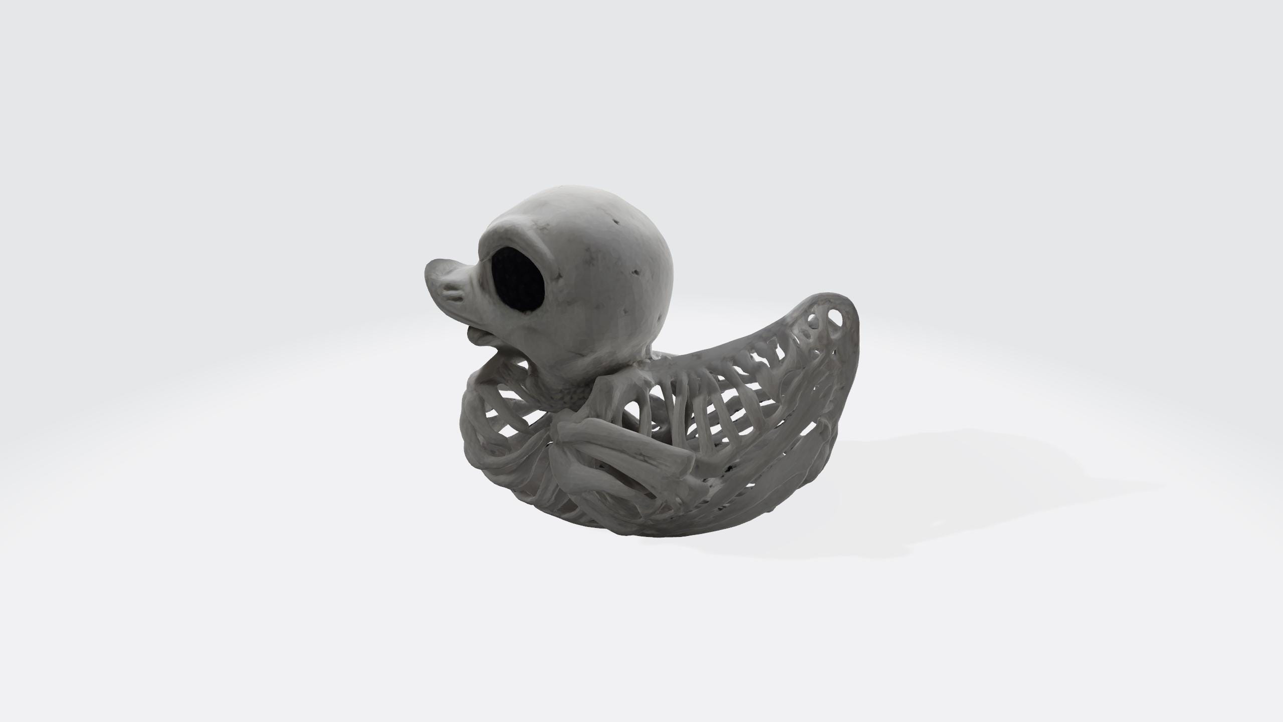 Skeleton Duck Toy STL and OBJ File for 3d Printer and Animation - Etsy