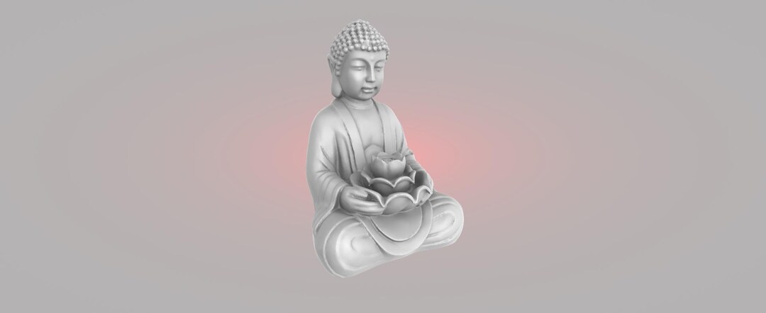 Meditating Buddha Sculpture: 3D STL File (digital Download) - Etsy
