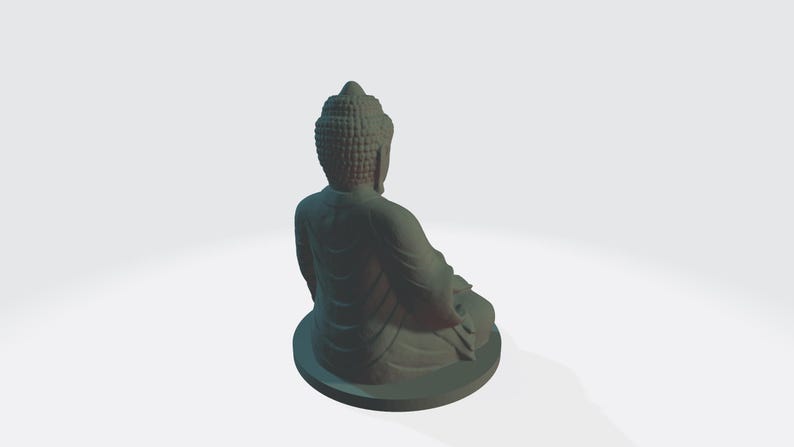 Meditating Buddha Statue - 3D STL File Digital Download, 3d Printable ...