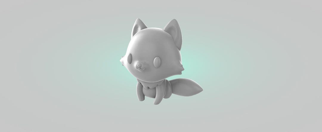 Fox Stl File for 3d Printer, Figurine, Printable Miniature, Digital ...