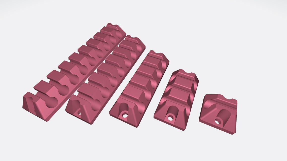 Cable Clips Set - STL and 3mf File Designed for 3D Printer (digital ...