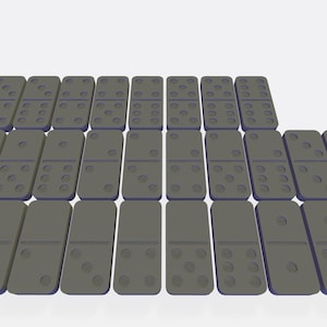 Domino Set, Board Game, Printable Domino Set, Printable Dominoes ...