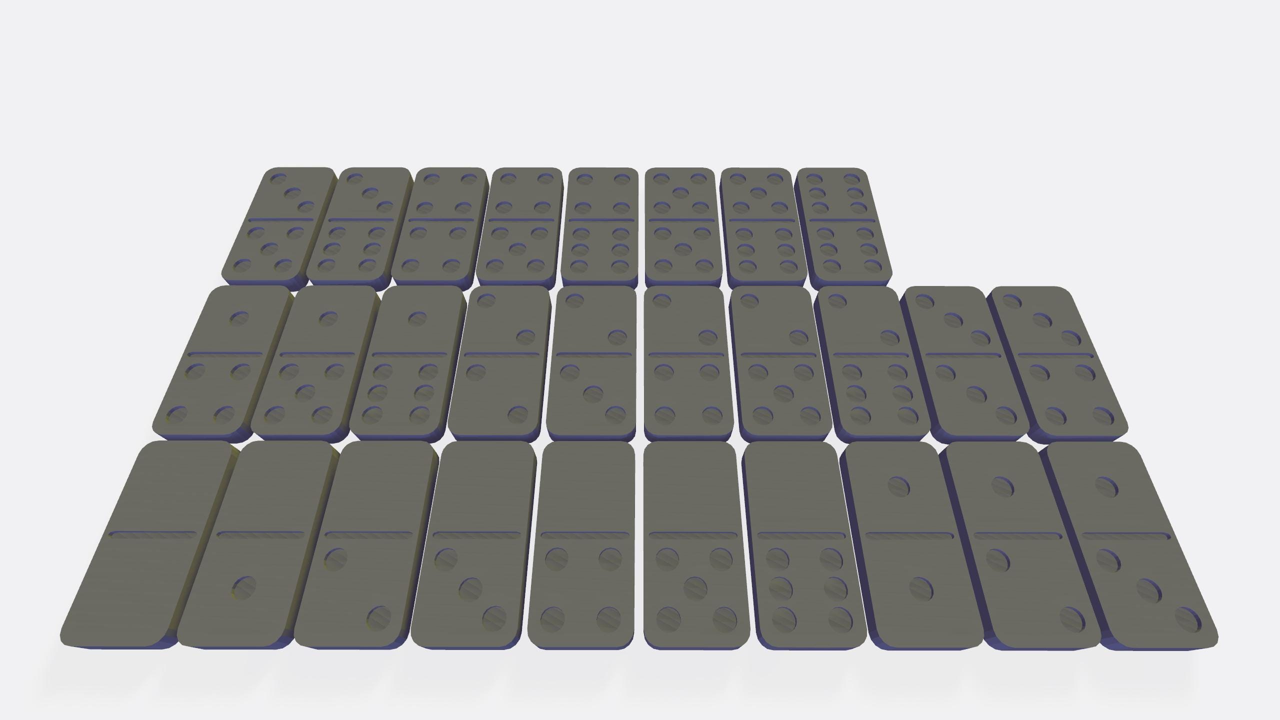 Domino Set, Board Game, Printable Domino Set, Printable Dominoes ...