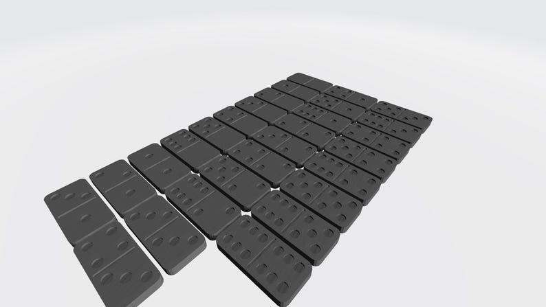 Domino Set, Board Game, Printable Domino Set, Printable Dominoes ...