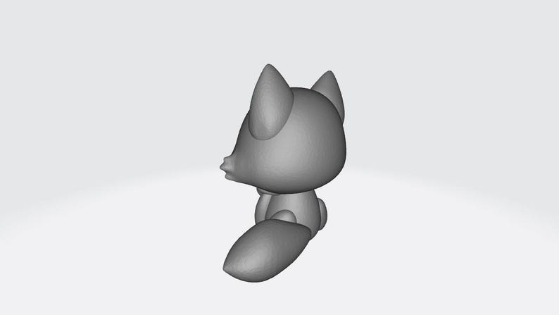Fox Stl File for 3d Printer, Figurine, Printable Miniature, Digital ...