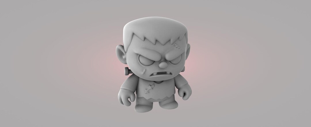 Frankenstein Miniature Decoration - Stl File for 3d Printer (digital ...