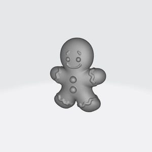 Gingerbread Man Printable Toy - STL File for 3d Printer - Etsy