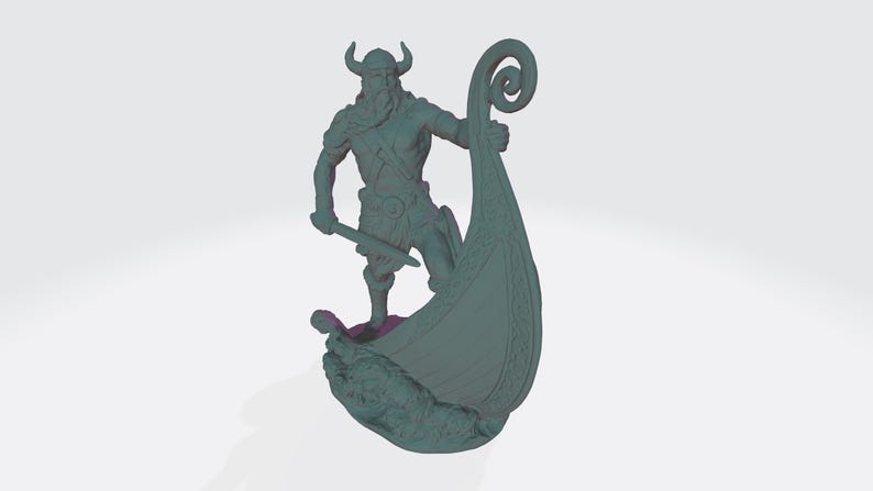 Viking Stl, 3d Printed Viking Statue, Printable Viking, Stl Statue ...