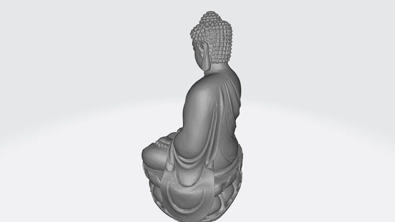 Buddha Figurine - Stl File for 3d Printer - Etsy