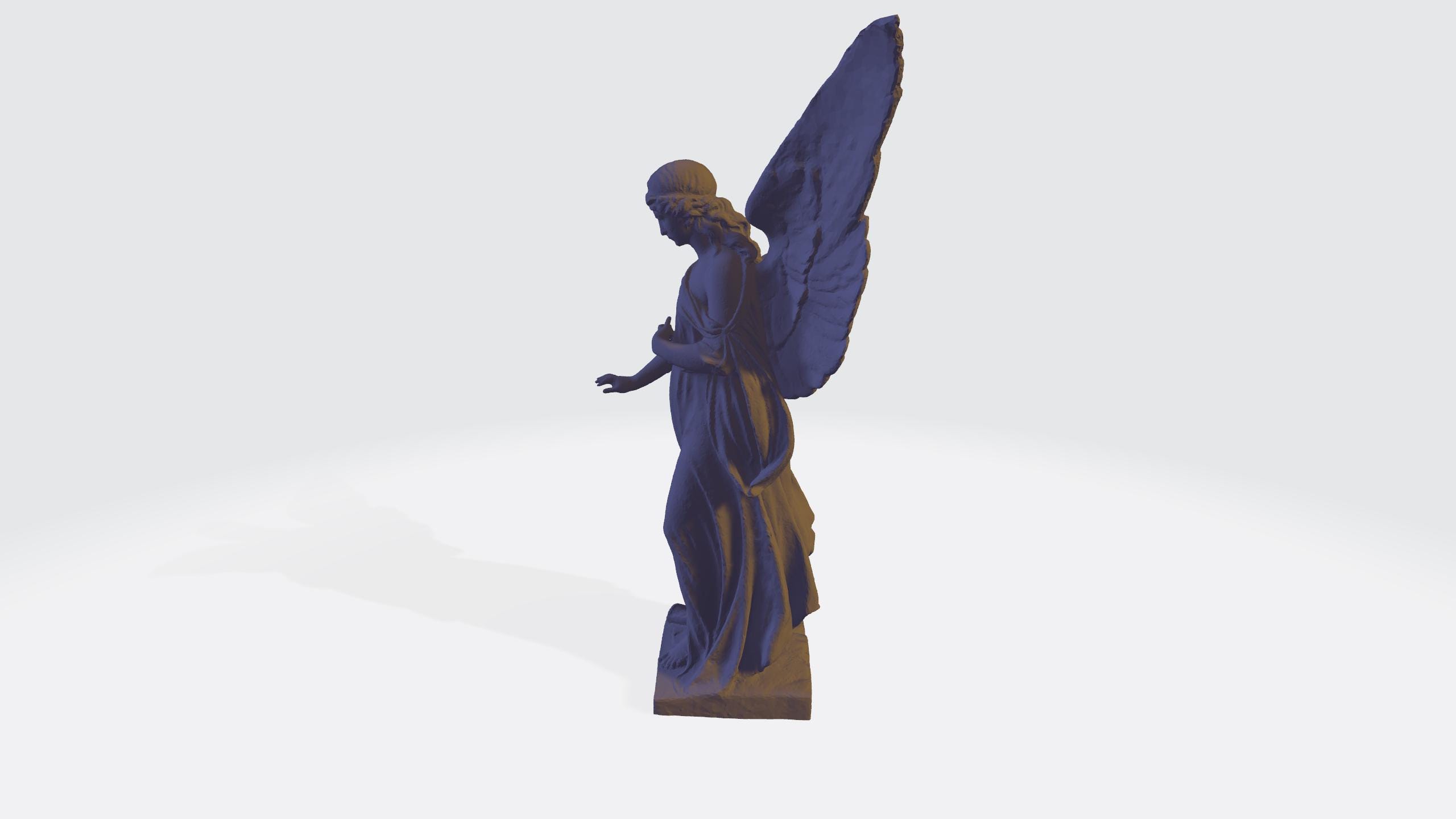 Printable Angel Statue, Angels Stl File, Printable Angel Miniature, Stl ...