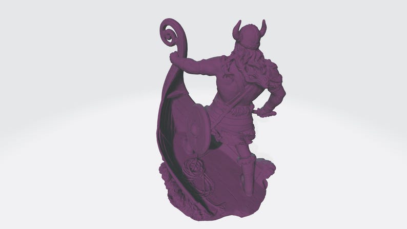 Viking Stl, 3d Printed Viking Statue, Printable Viking, Stl Statue ...