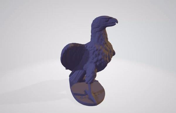 Stl File for 3d Printer, Stl Files, Eagle, Figurine, 3d Model, Statue ...