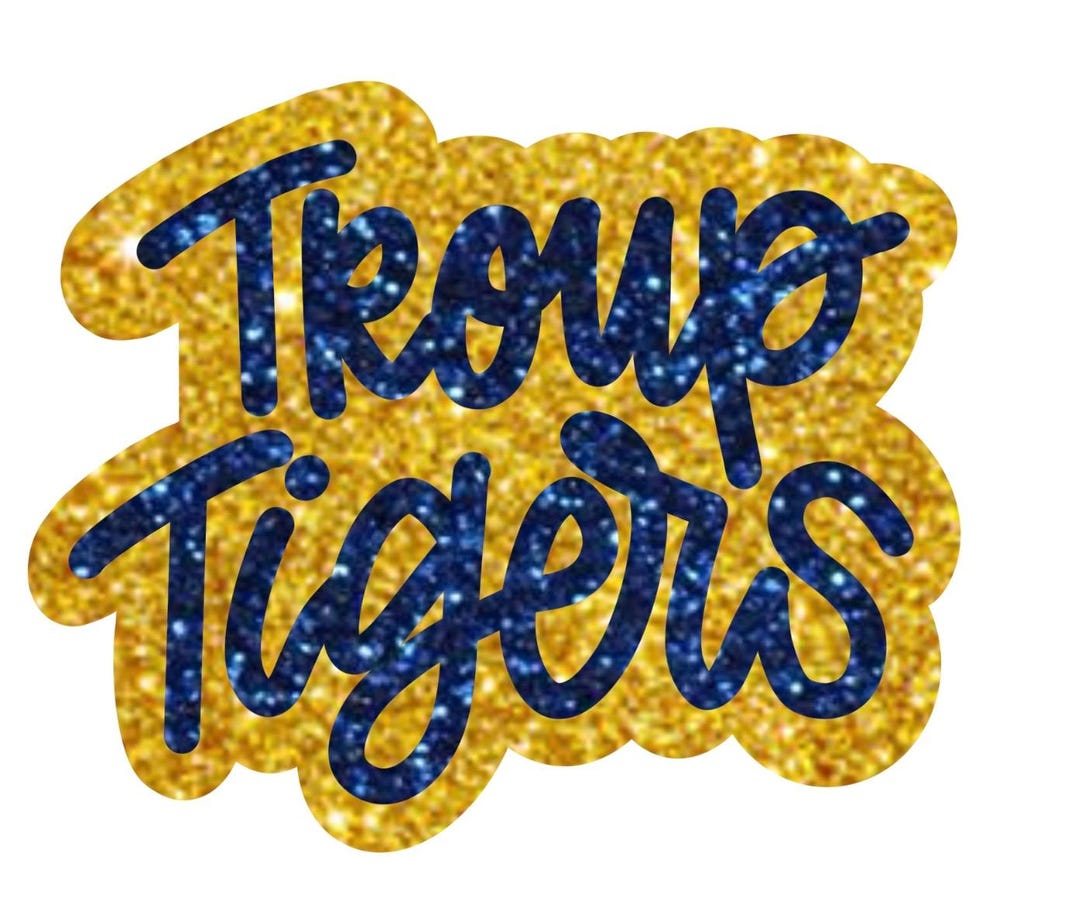 Troup Tigers PNG, Troup Shirt Png, Glitter Png, Glitter Troup Png ...